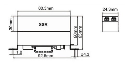 DIN rail mount SSR solid state relay,SSR relay,solid state relay,SSR ...