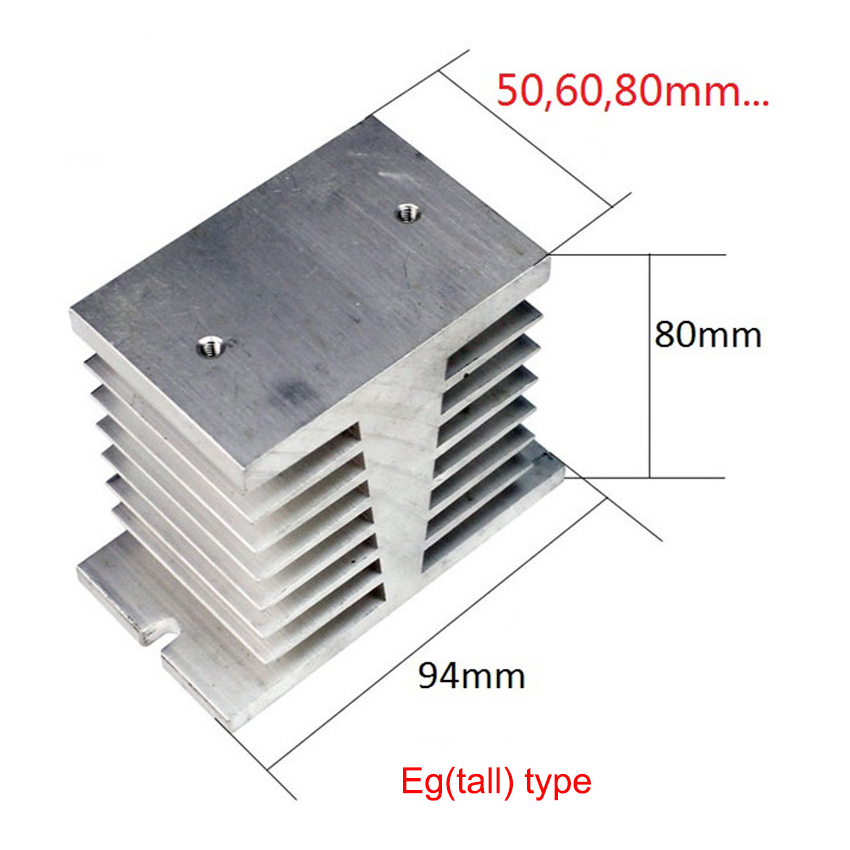 Heatsink for SSR solid state relay Heat sink Radiator Cooler - China ...